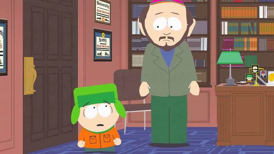Gerald Broflovski, kyle, Lawyers, apple - You're Safe With Daddy ...