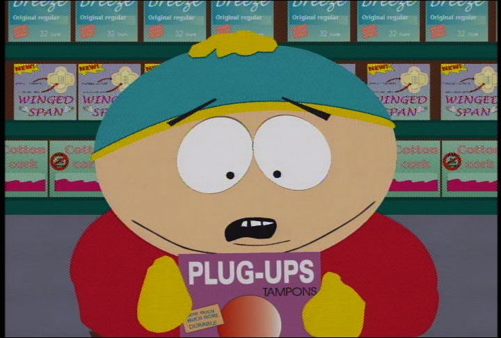 Stan, kyle, Kenny, poop & pee, Pharmacy, menstrual cycle, growing up ...