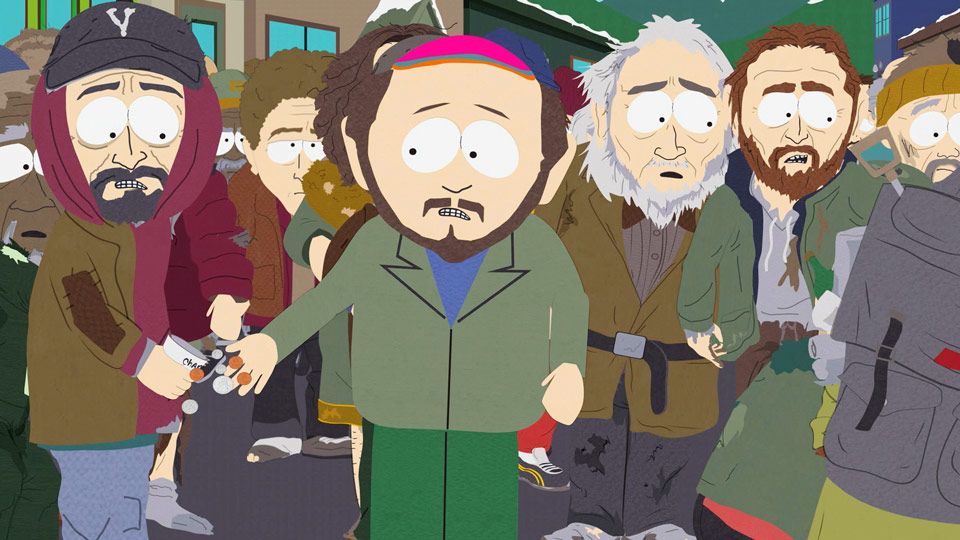 Kyle's Dad Becomes Homeless - South Park (Video Clip) | South Park ...