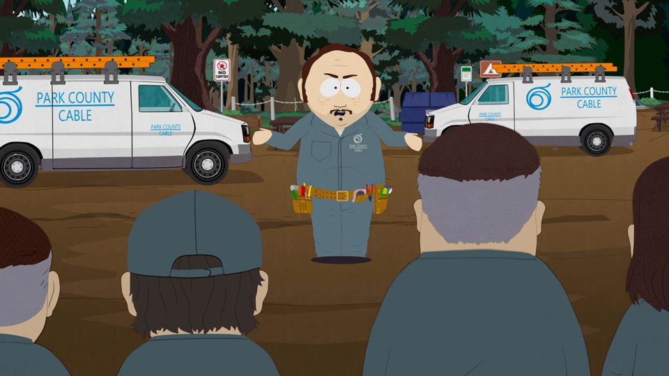 WE Are Cable Repair Men - South Park (Video Clip) | South Park Studios US