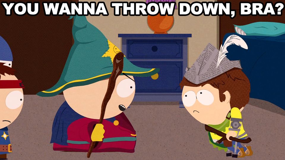 YOU WANNA THROW DOWN, BRA? | News | South Park Studios US