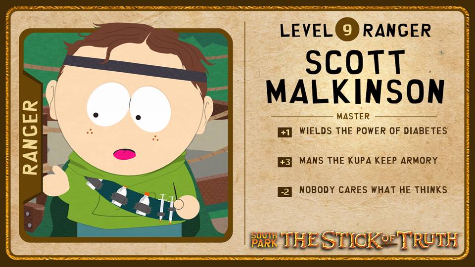 Scott Malkinson in…”The Stick of Truth” | News | South Park Studios US