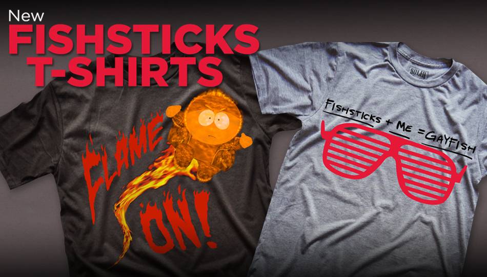 New “Fishsticks” Shirts Up in the Shop! | News | South Park Studios US