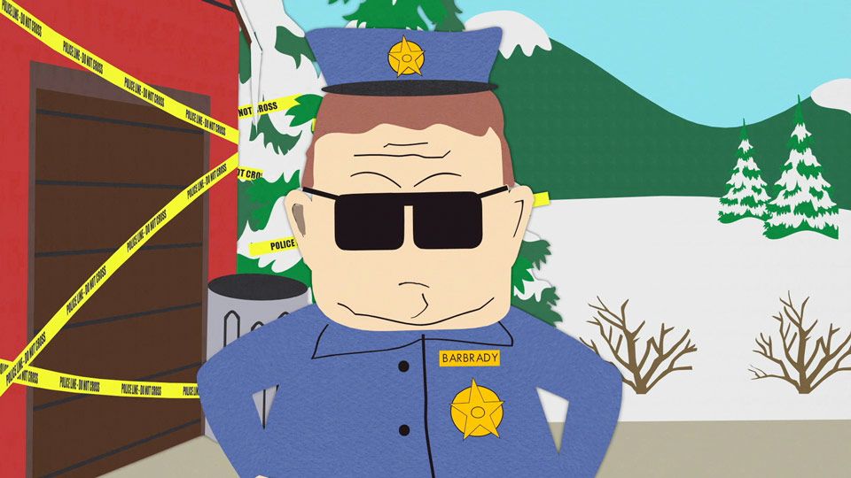 Barbrady Has Nothing Better to Do - South Park (Video Clip) | South ...