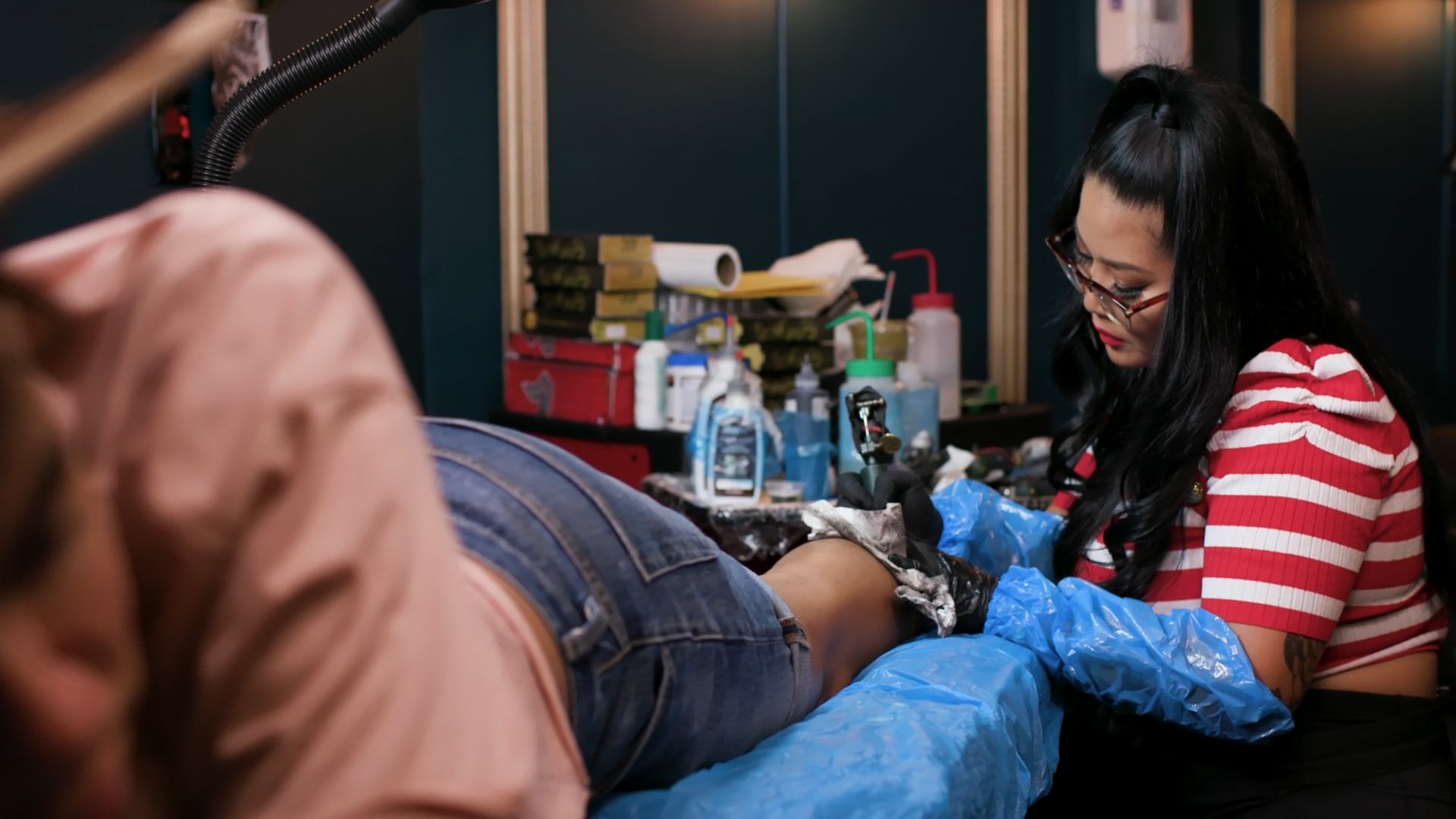 Young Bae Tattoos Ocean Goddess Yemaya on Aja - Black Ink Crew New York ...