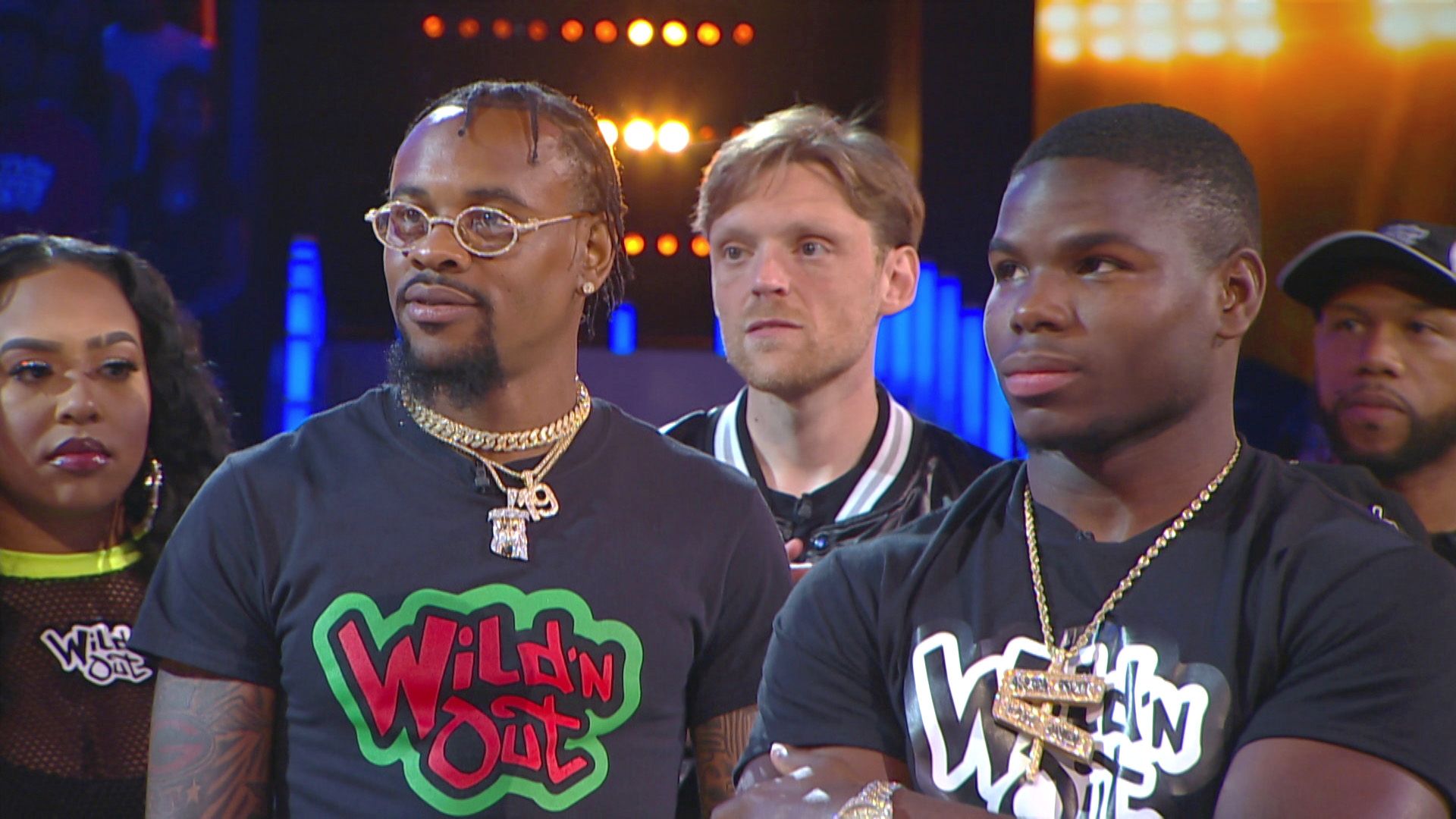 Tarik Cohen and Ted Ginn Jr. Hit the Wildstyle Stage - Nick Cannon ...